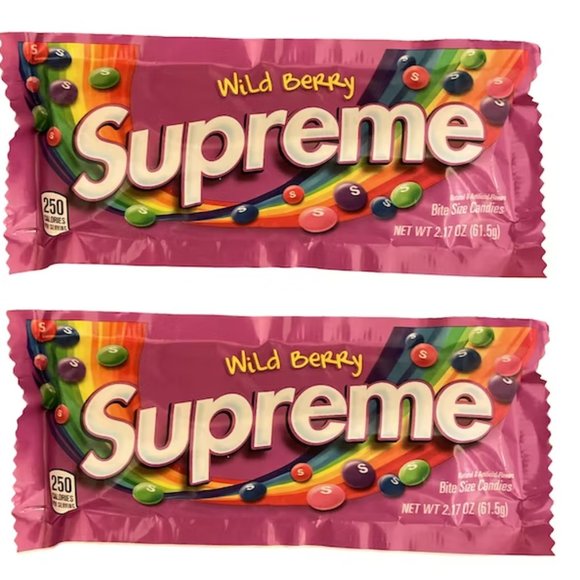 Supreme | Other | 2 Pack Supreme Purple Wild Berry Skittles | Poshmark